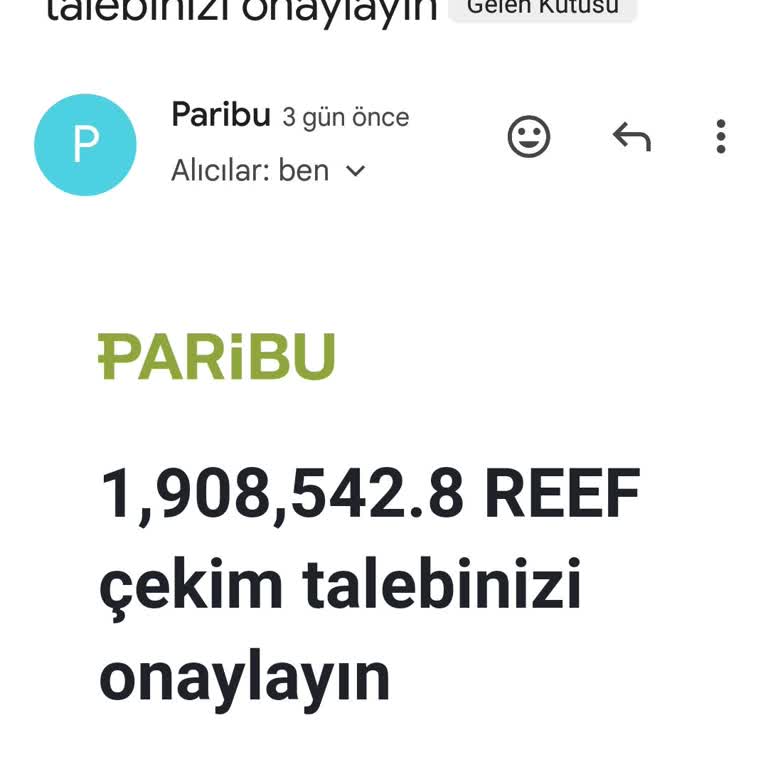 Paribu Reef Coin Hakkında Mağduruz - Şikayetvar
