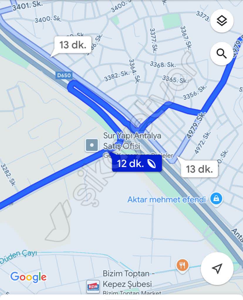 Karayolları Genel Müdürlüğü Antalya Sur Yapı Satış Ofisinin Bulunduğu Kavşakta Trafik Sorunu ...