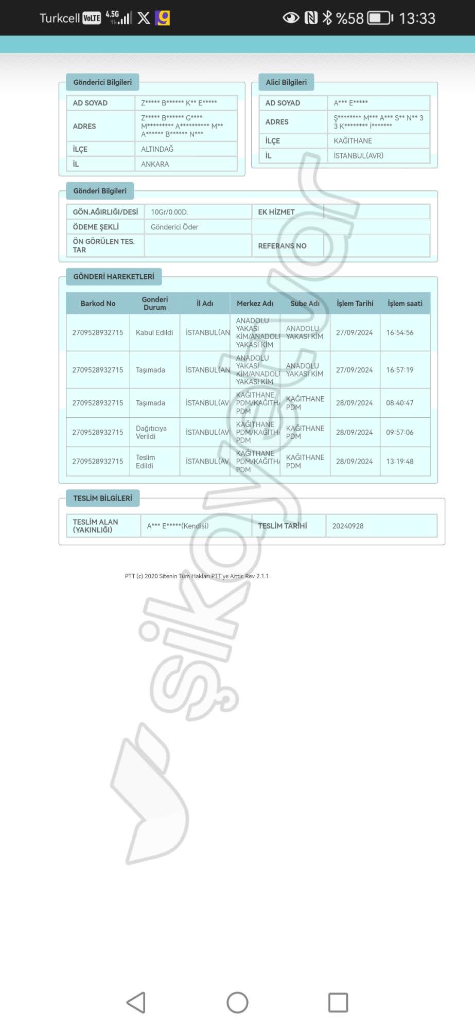 PTT Bank @PTT Kargo Ülkeye Zulümdür - Şikayetvar PTT Bank @PTT Kargo Ülkeye Zulümdür - Şikayetvar