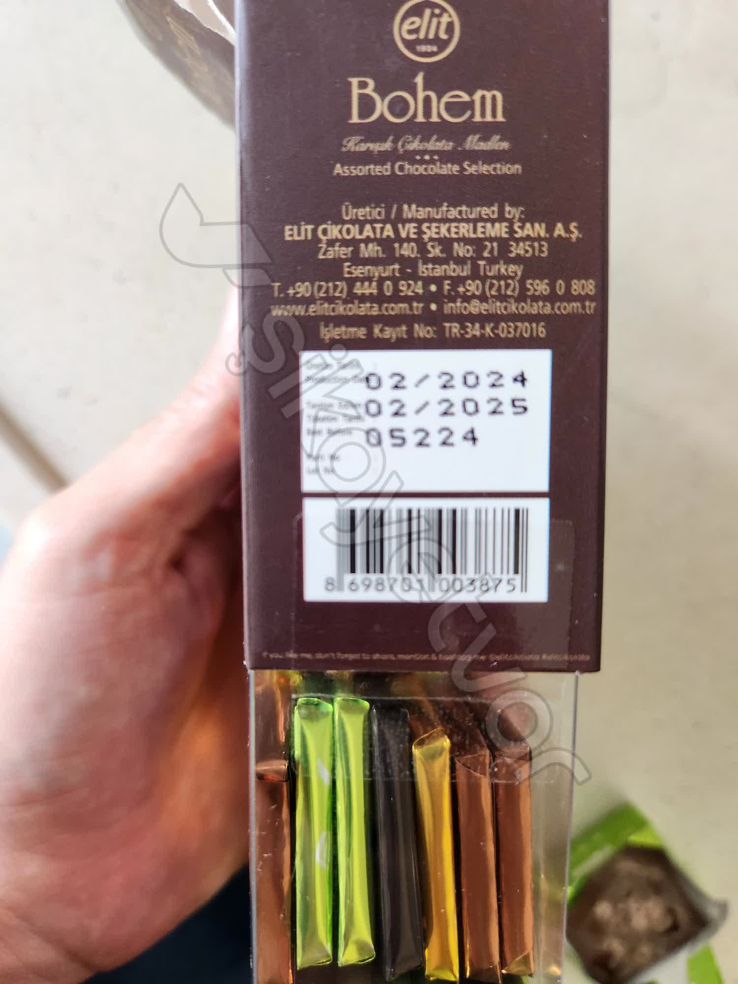 Elit Çikolata Elit Bohem Madlen Çikolata - Şikayetvar