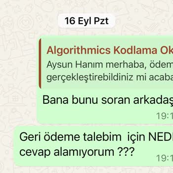 Algorithmics Kodlama Okulu - Şikayetvar