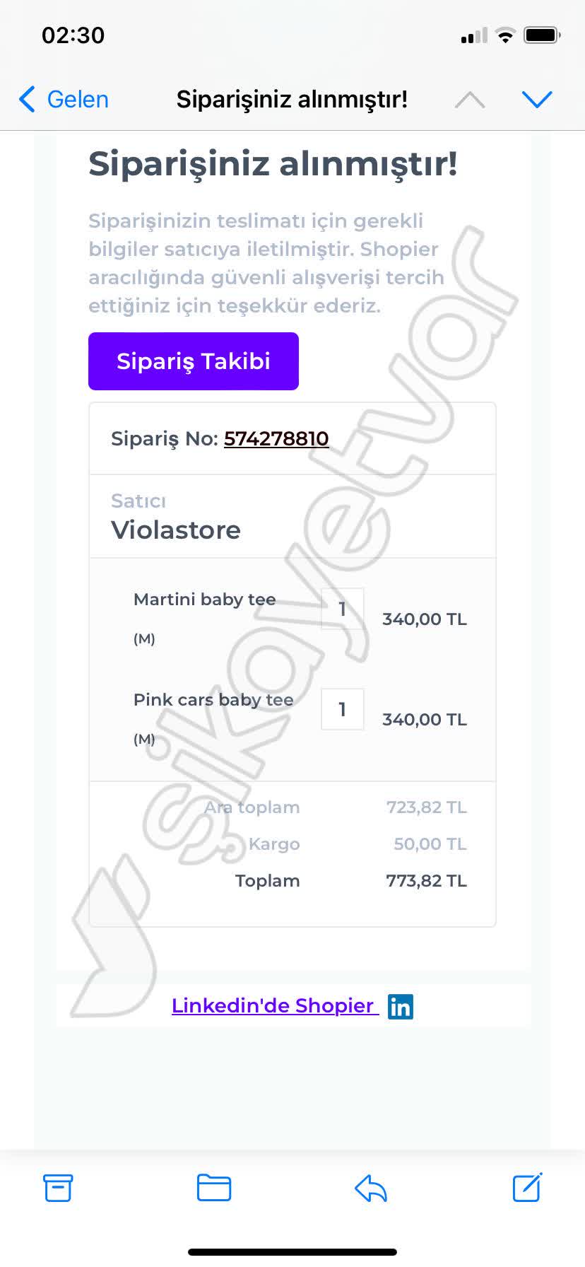 Viola Store İade Talebimi Görmemezlikten Geliyor - Şikayetvar