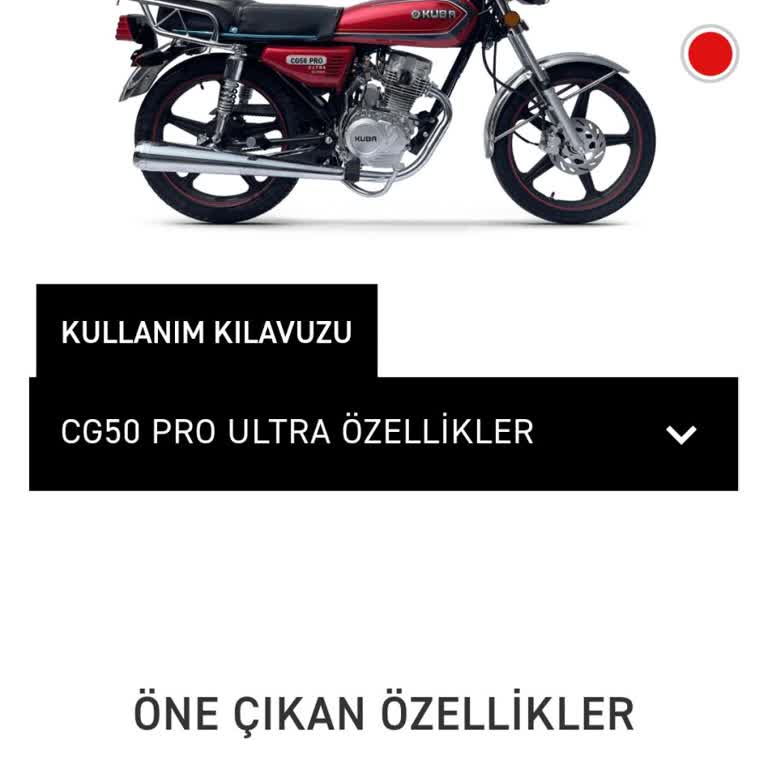 Kuba Motor Cg50 Ultra Şikayetleri - Şikayetvar