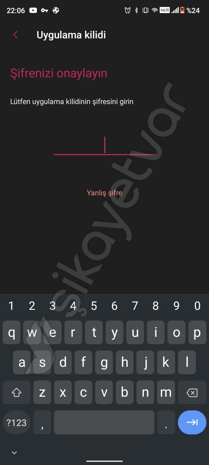 Omix Şifreyi Unuttuğum İçin Uygulama Kilitlendi - Şikayetvar