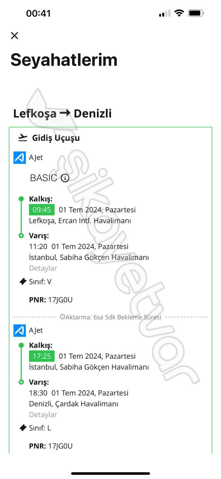 Enuygun.com Bilet Değişikliği Sonrası Şaşırtan Fiyat Farkı - Şikayetvar