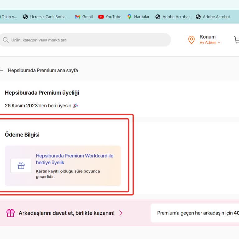 Hepsiburada Premium Worldcard Şikayetleri - Şikayetvar