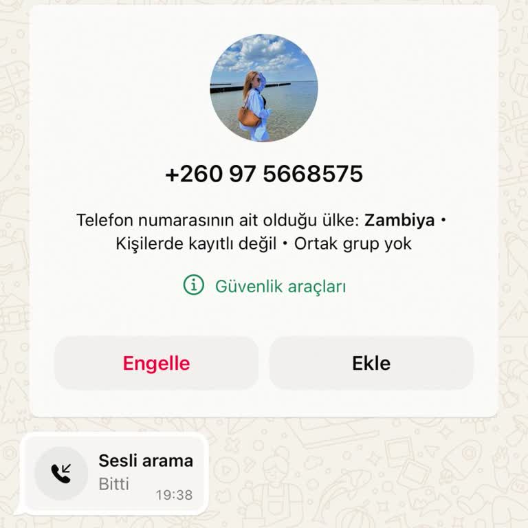 Mısır'dan Gelen Gizemli Arama Ve WhatsApp Güvenlik Endişesi - Şikayetvar