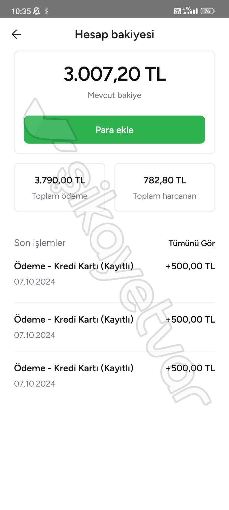 Armut Yanlış Yüklenen Bakiyenin İadesi İçin Acil Çözüm Talebi - Şikayetvar