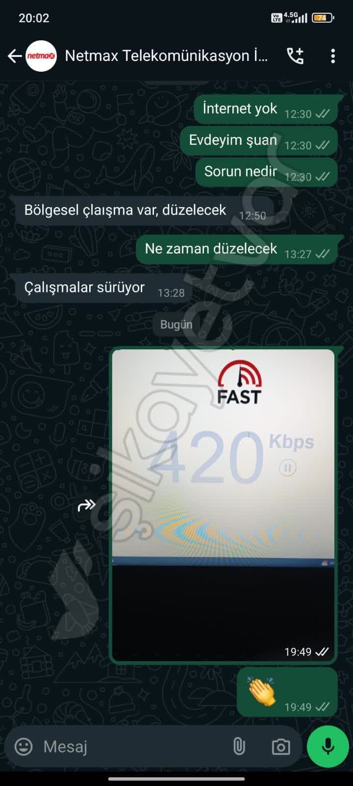 NetMax İnternet Sürekli Kesilen İnternet ve Yetersiz Destek - Şikayetvar