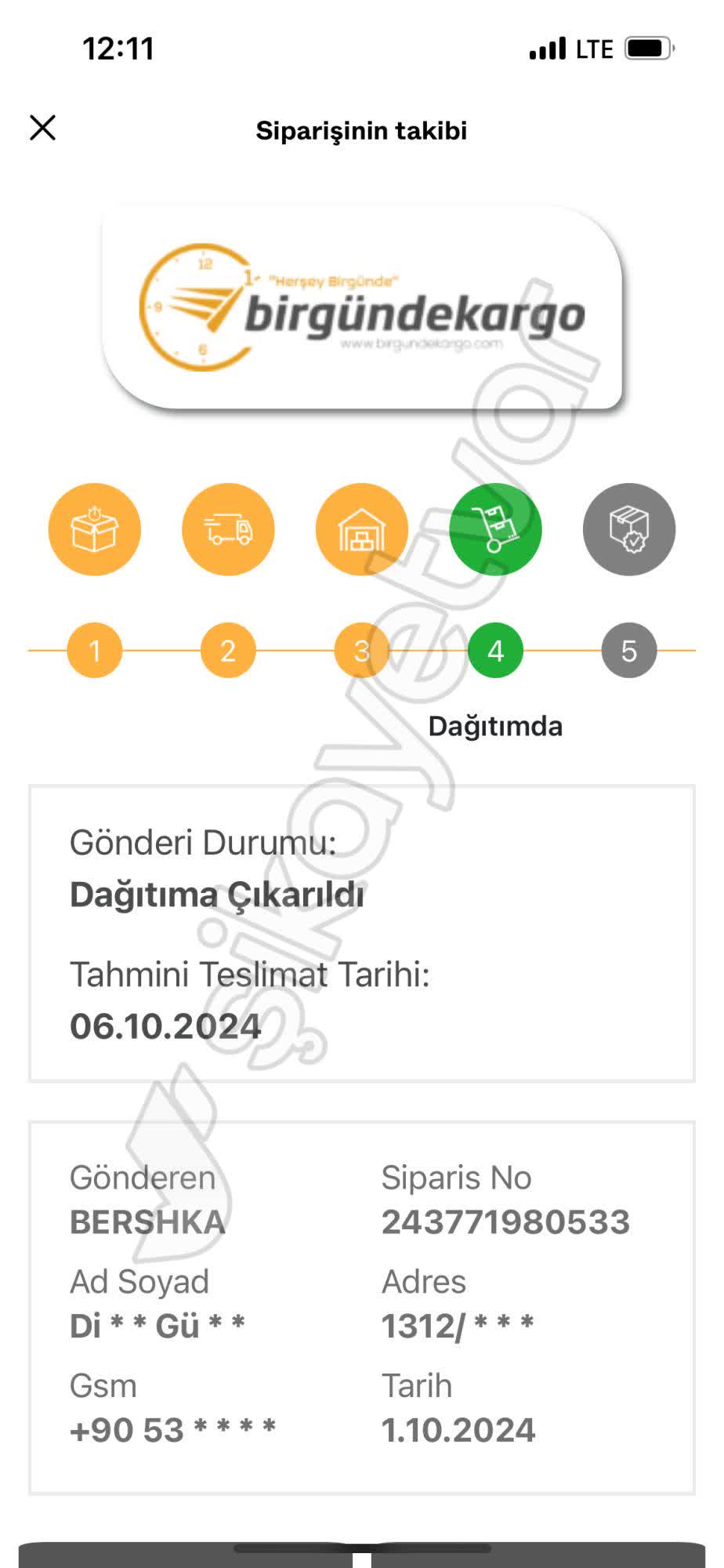 Bershka Kargom Nerede? 10 Gündür Bekliyorum! - Şikayetvar