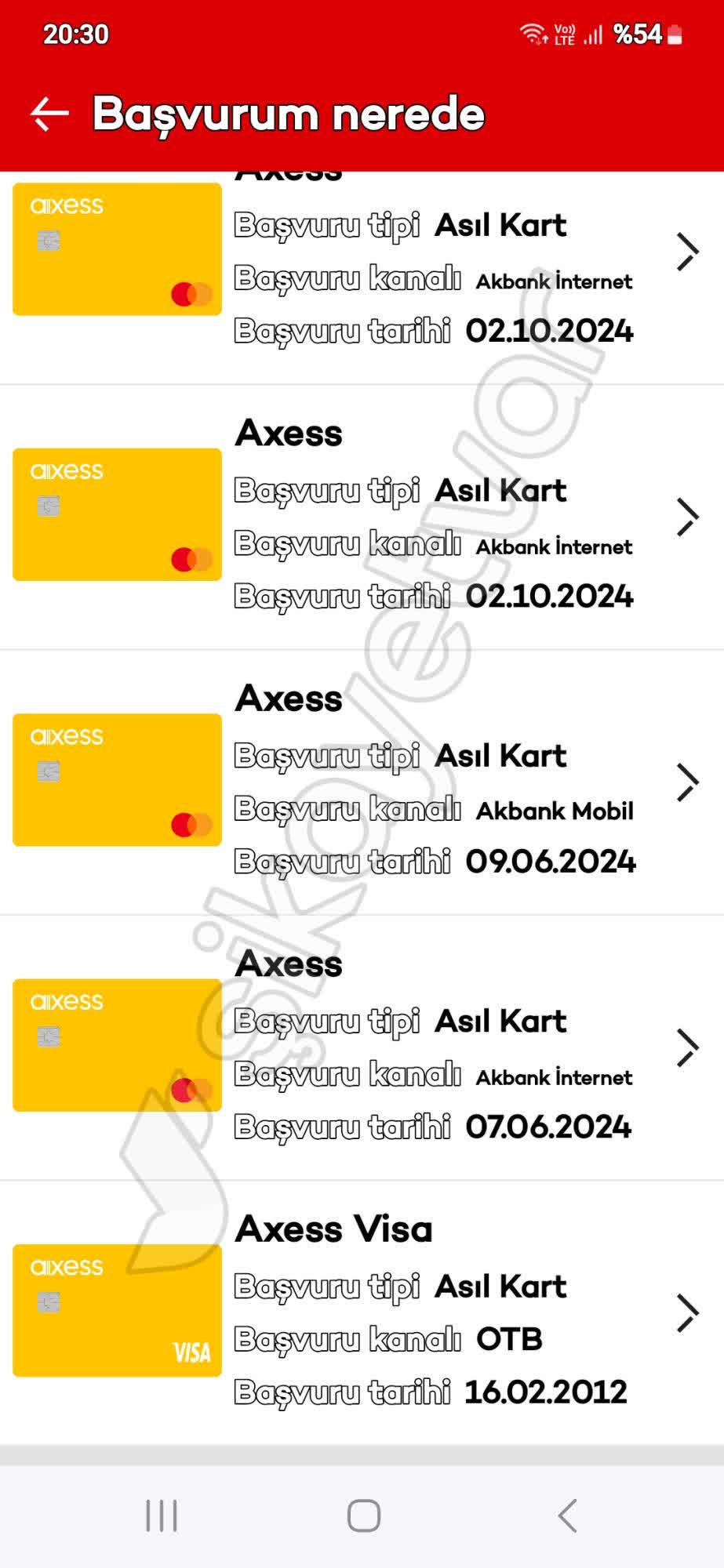 Akbank Akbank Axess Kredi Kartı Başvurum Neden Sürekli Reddediliyor ...