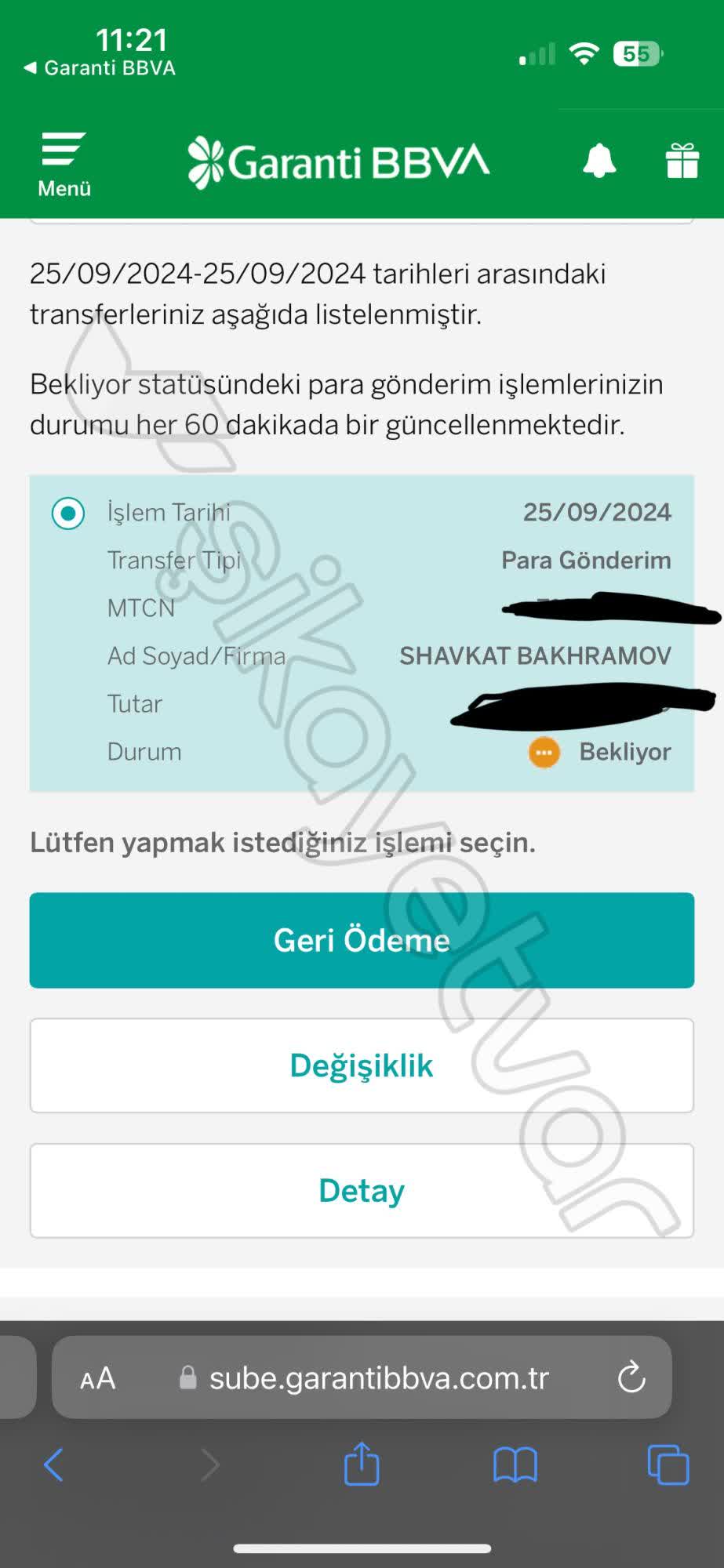 Garanti Bankası İle Western Union Para Transferinde MTCN Sorunu ...