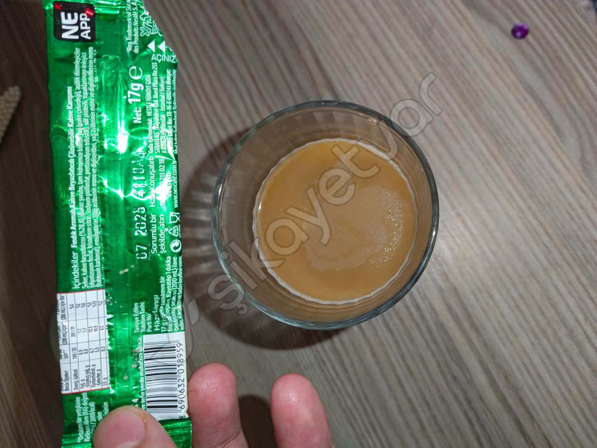 Nescafe'den Sağlık Tehlikesi: Fındıklı Kahvede Kimyasal Koku - Şikayetvar