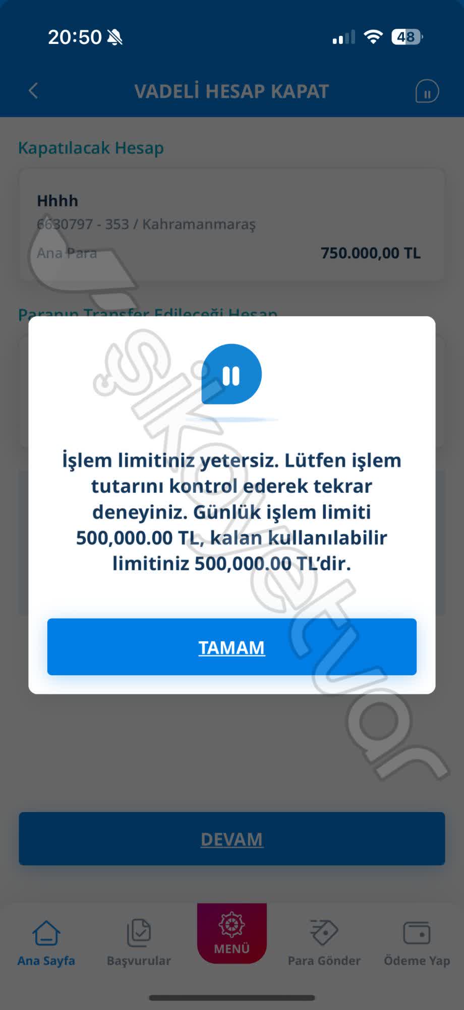 Vadeli Mevduat Hesab Denizbank İhtiyaç Kredisi İçin DenizBank'tan