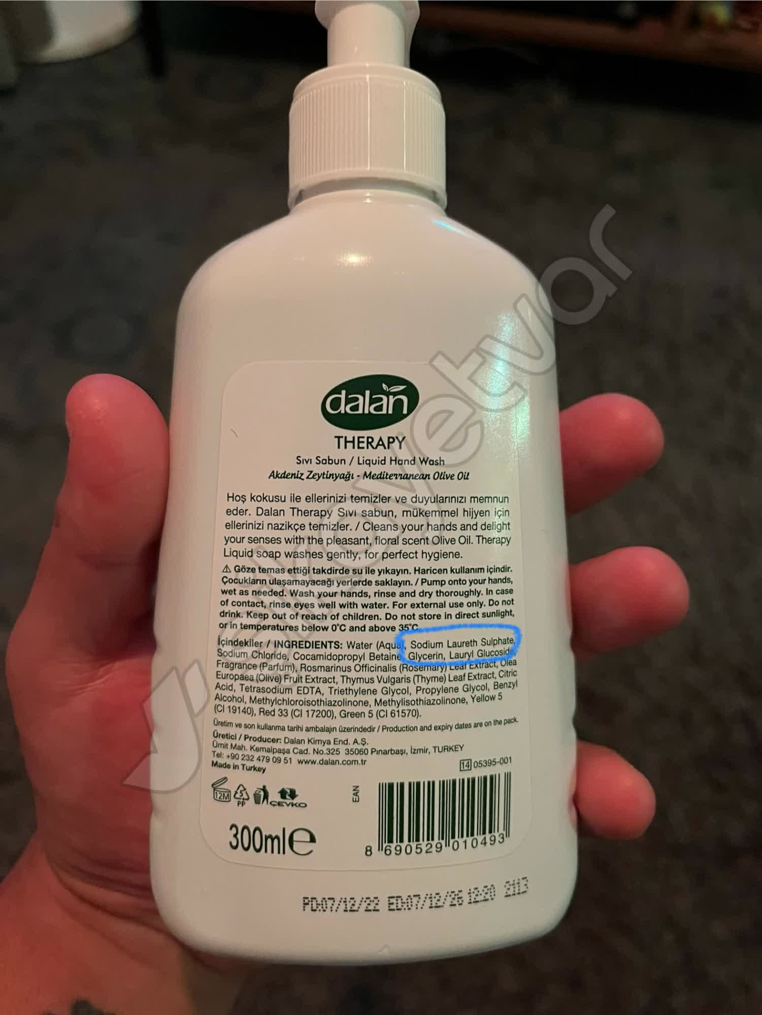 Dalan Sıvı Sabun İçeriği Hakkında Yanıltıcı Bilgi - Şikayetvar