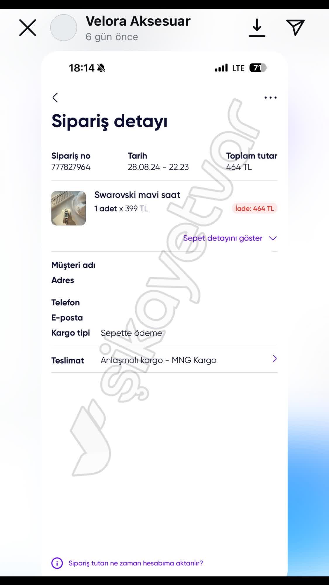 Shopier Ve Ziraat Bankası Arasında Kaybolan Param - Şikayetvar