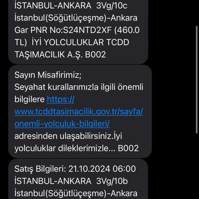 TCDD Bilet Alımında Zaman Aşımı Ve İade Sorunu - Şikayetvar