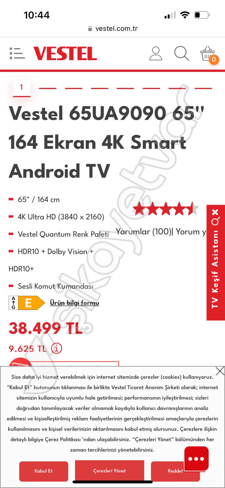 Vestel Android TV'lerde Ekran Yansıtma Ve USB Sorunu - Şikayetvar