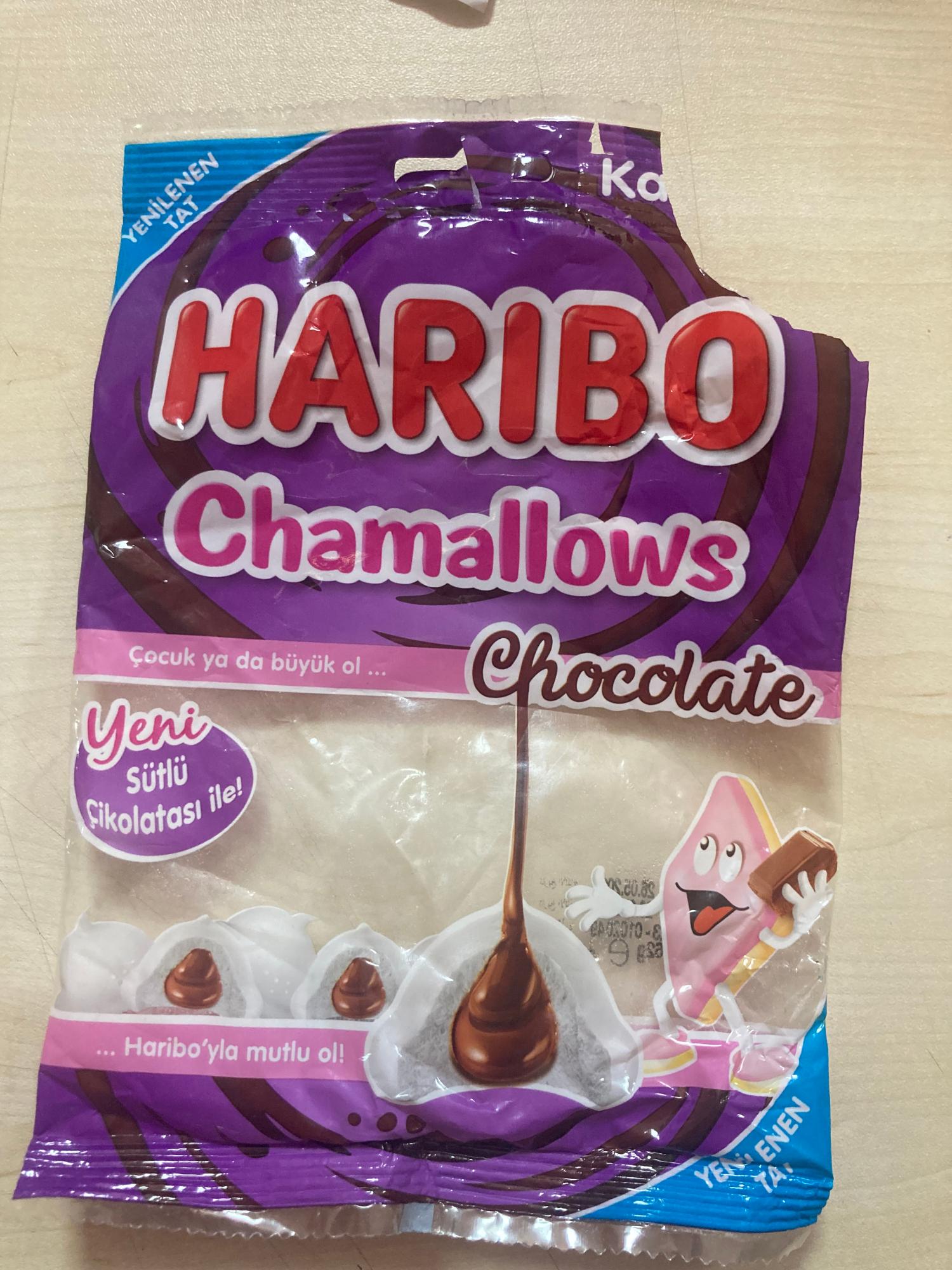 Haribo Chamallows Chocolate mit abgelaufenem Verfallsdatum und ...