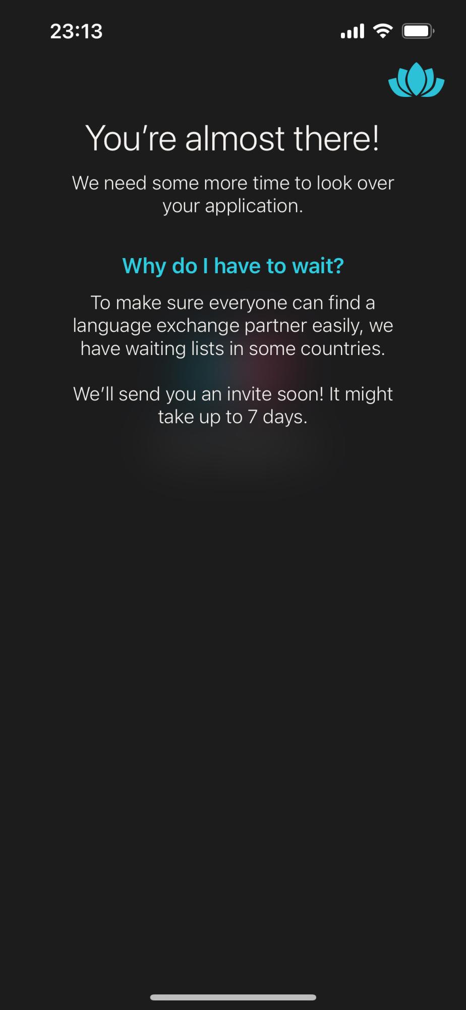 Tandem Unable to Log into Tandem App – Stuck on 1-Week Waiting Screen for Over a Month - Xolvie