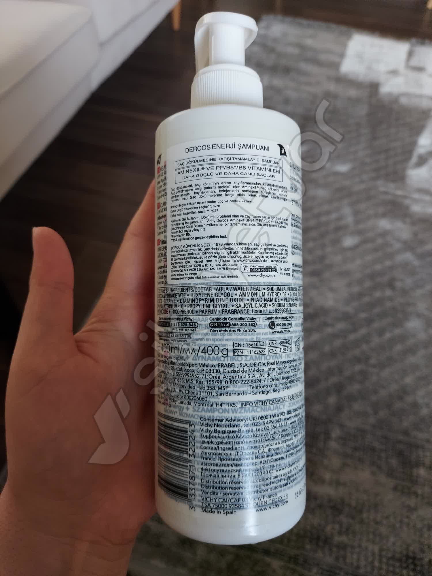 Severe Allergic Reaction to Vichy Dercos Shampoo - Xolvie