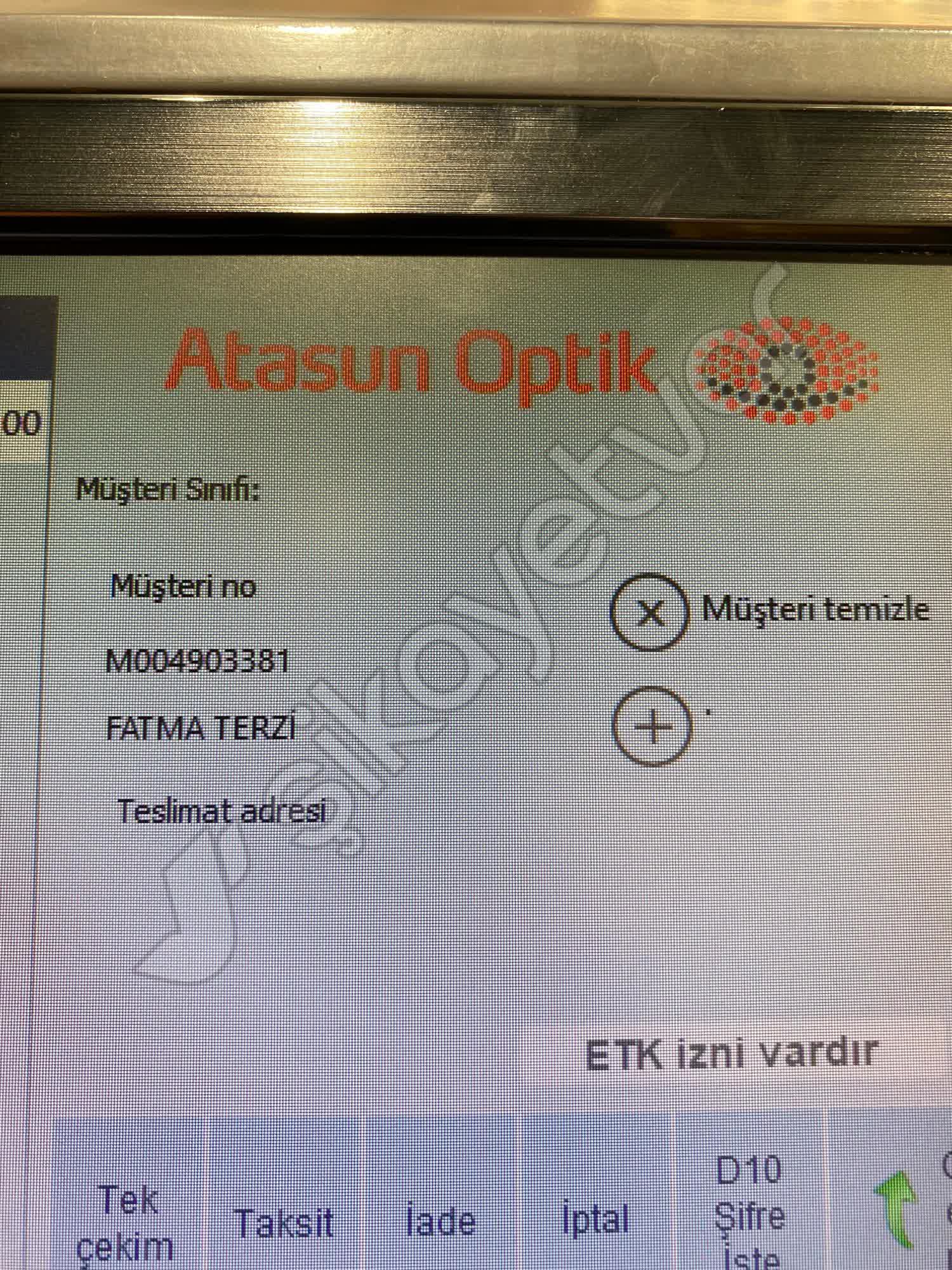 Atasun Optik'ten Aldığım Rayban Gözlükte Hayal Kırıklığı - Şikayetvar