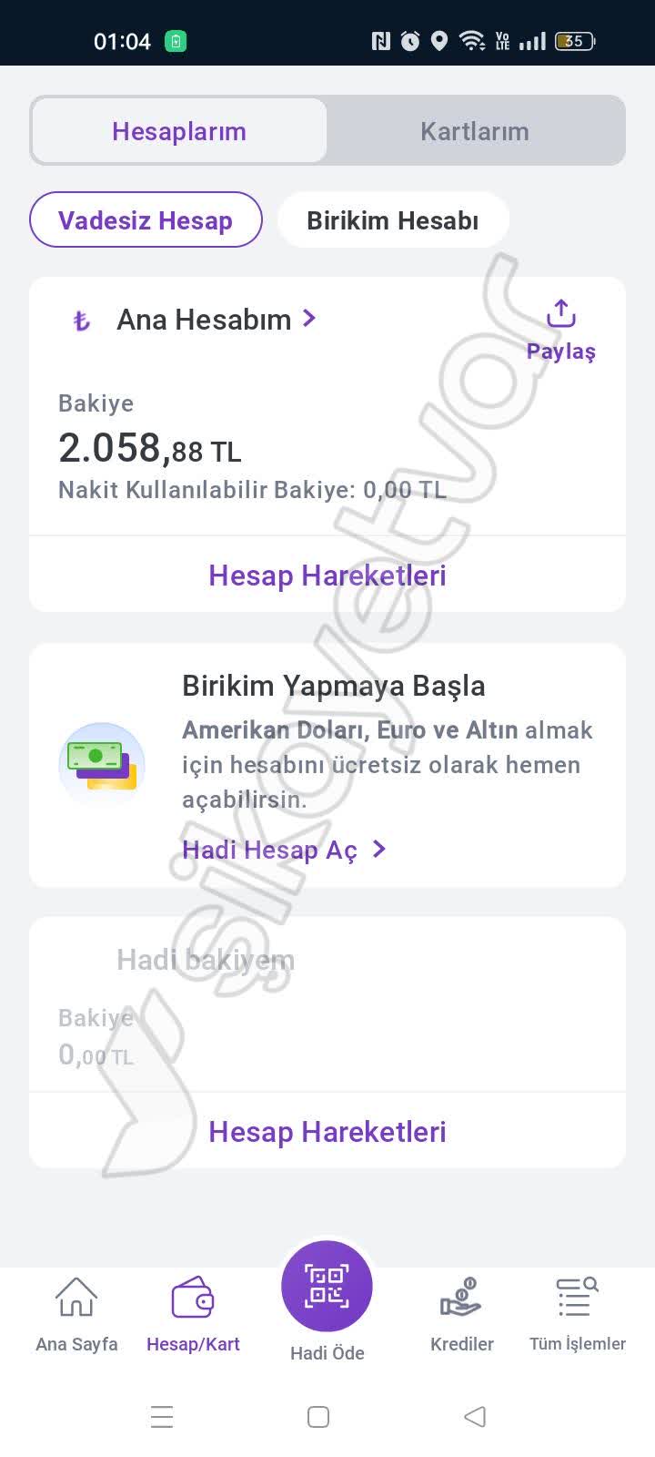 Hadi - TOMBANK Banka Hesabındaki Bakiye Sorunu - Şikayetvar