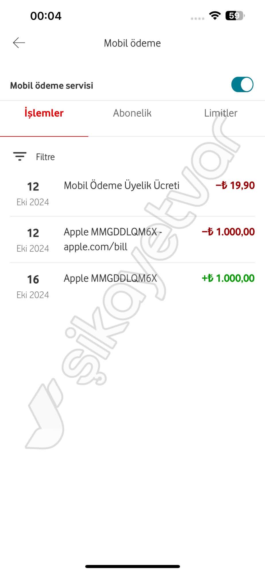 Apple Store Yanlışlıkla Alınan Abonelik İadesi Sorunu - Şikayetvar