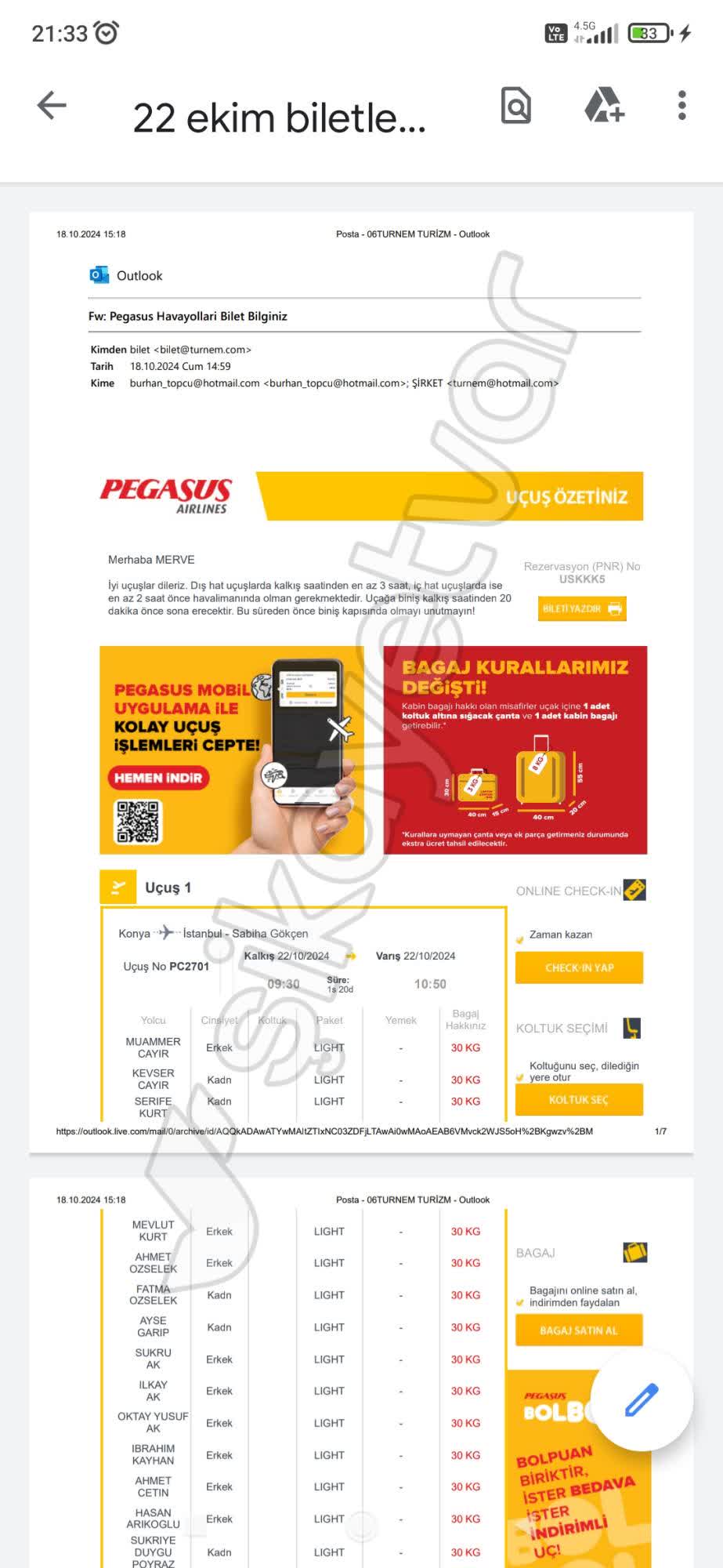 Pegasus Ve Acente Arasında Kayıp İade Mücadelesi - Şikayetvar