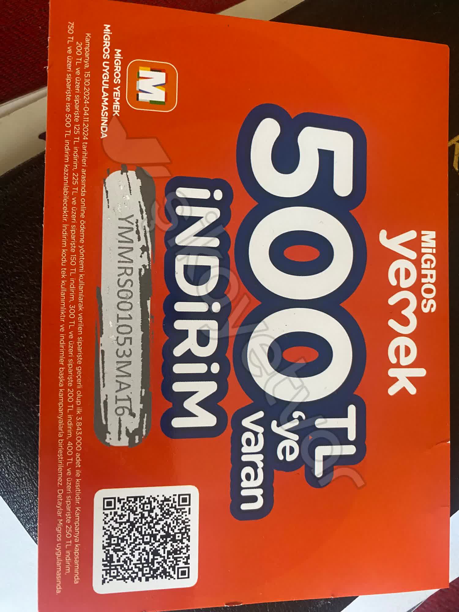 Migros Yemek Migros İndirim Kartı Mağduriyeti - Şikayetvar