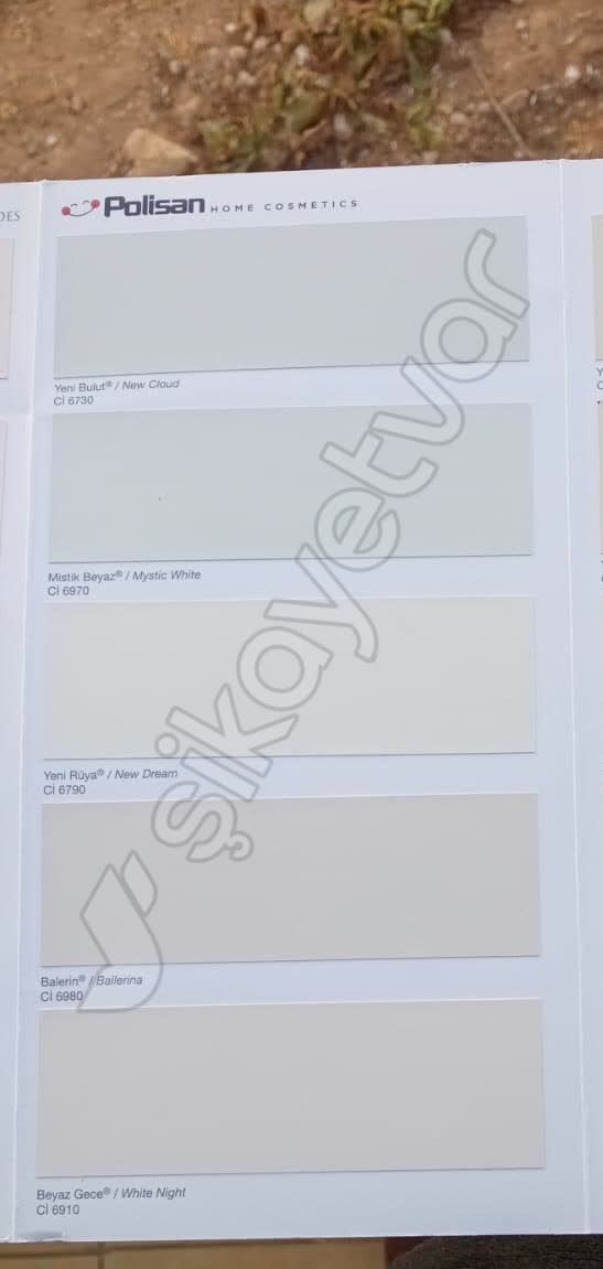 Polisan Polisan Boya Renk Farklılığı Mağduriyeti - Şikayetvar