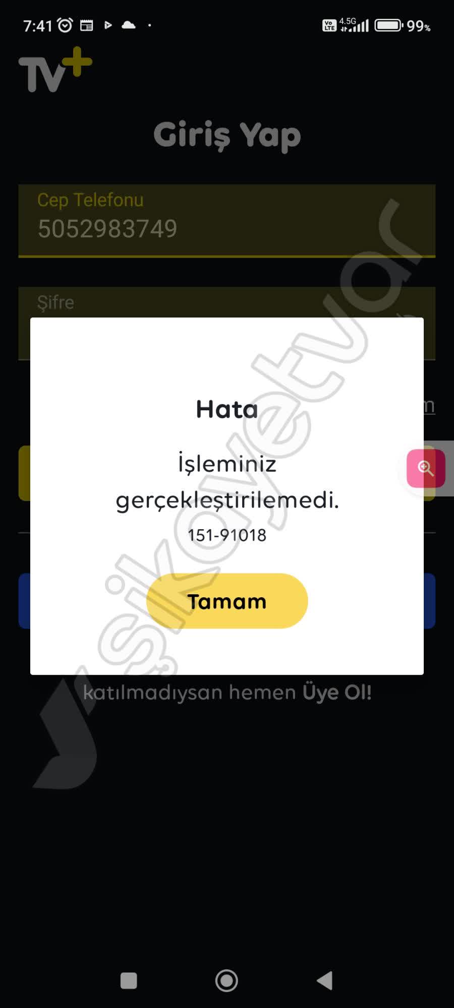 Turkcell TV Plus Kod Sorunu Ve Müşteri Hizmetlerine Ulaşamama - Şikayetvar