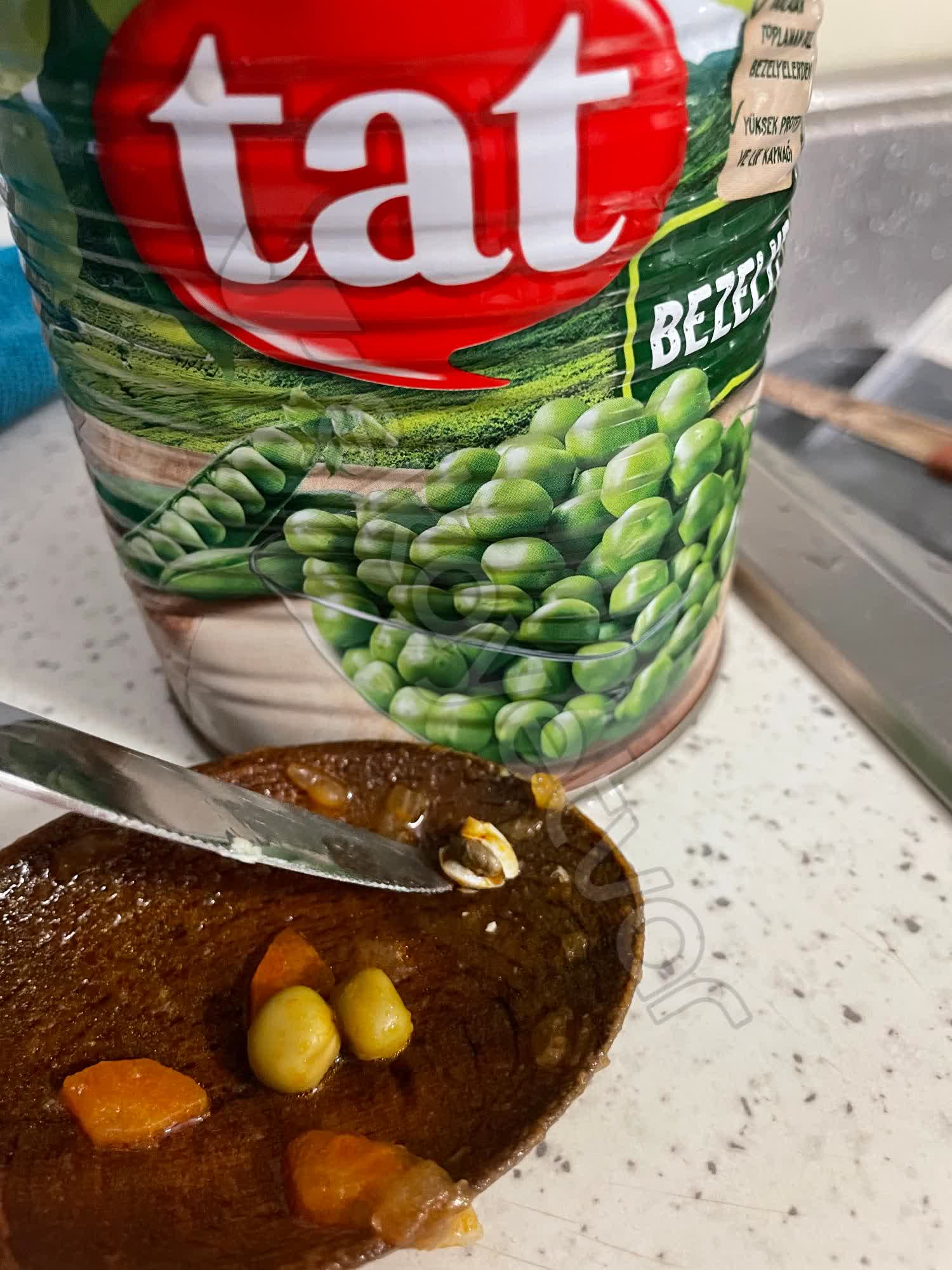 Tat Gıda BİM'den Aldığım Bezelye Konservesinde Şok Edici Sürpriz ...