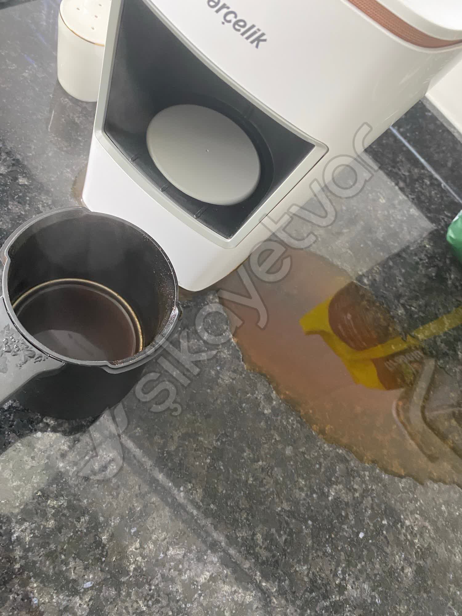 Arçelik Kahve Makinesi Hayal Kırıklığı: Sızdırma Sorunu - Şikayetvar