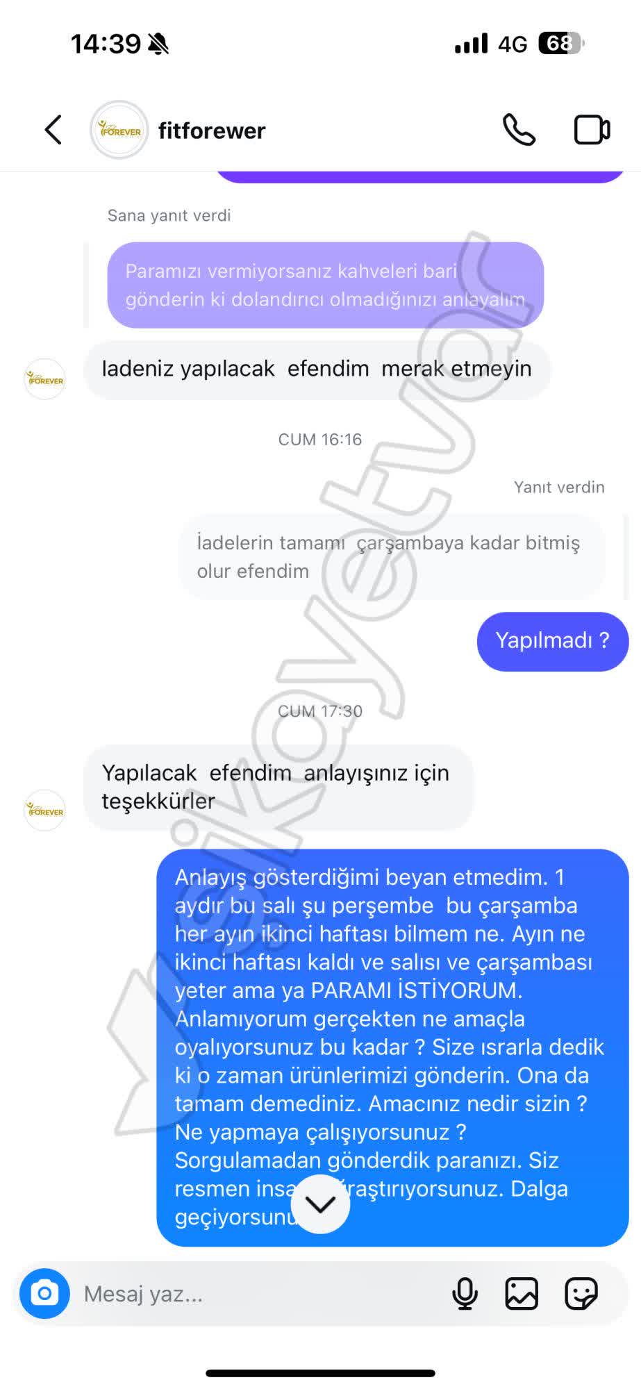Fitforeverturkey.com Fitforever'dan Kahve Siparişinde Büyük Hayal ...