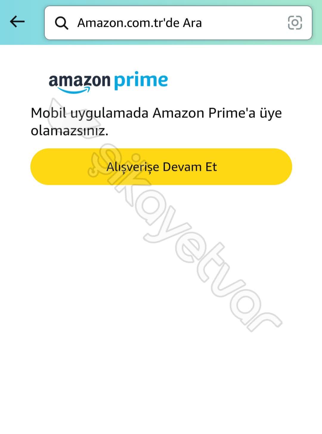 Amazon Prime Üyelik İptali Sorunu - Şikayetvar