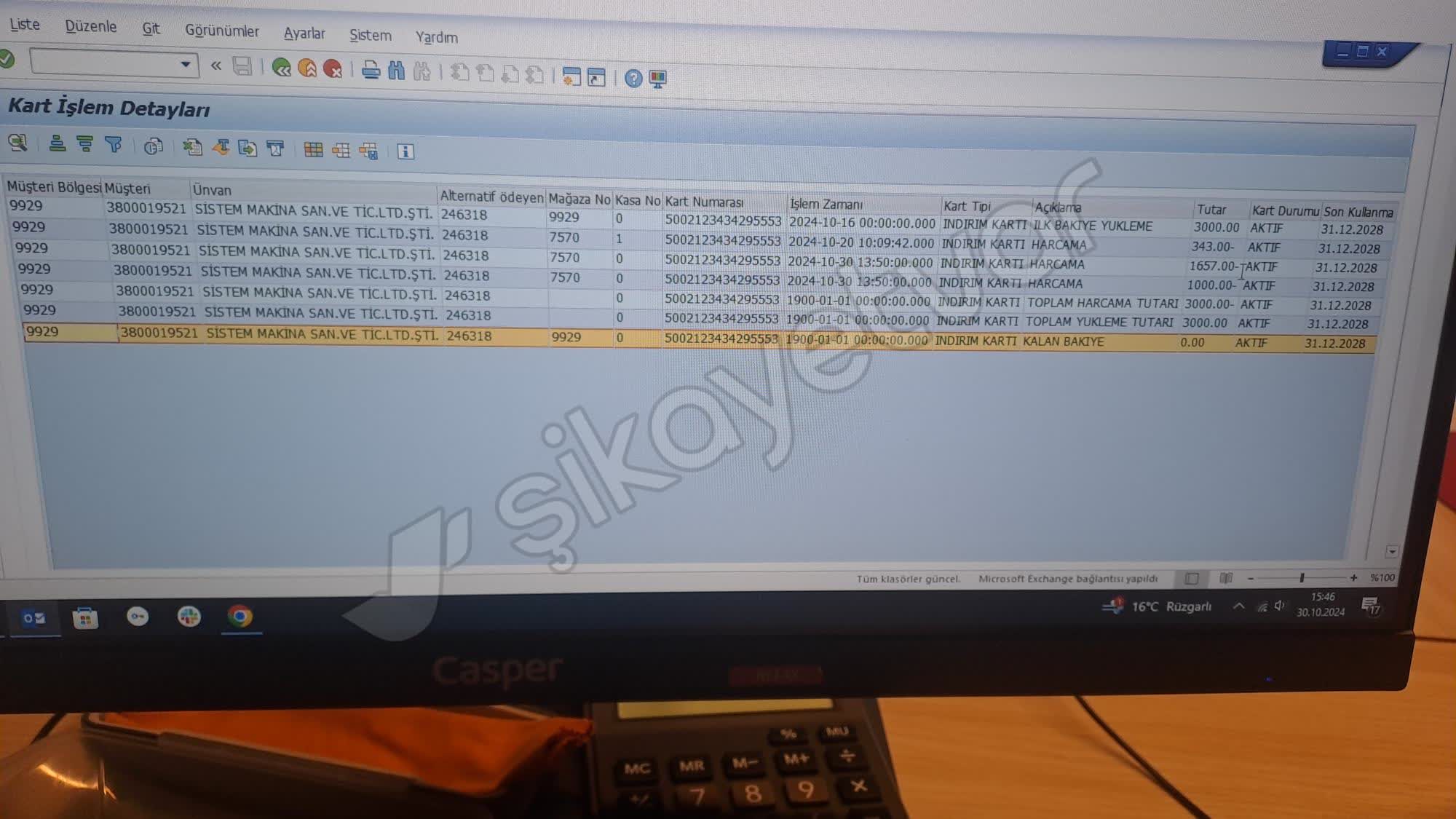 A101 Hediye Kartında Eksik Bakiye Sorunu - Şikayetvar