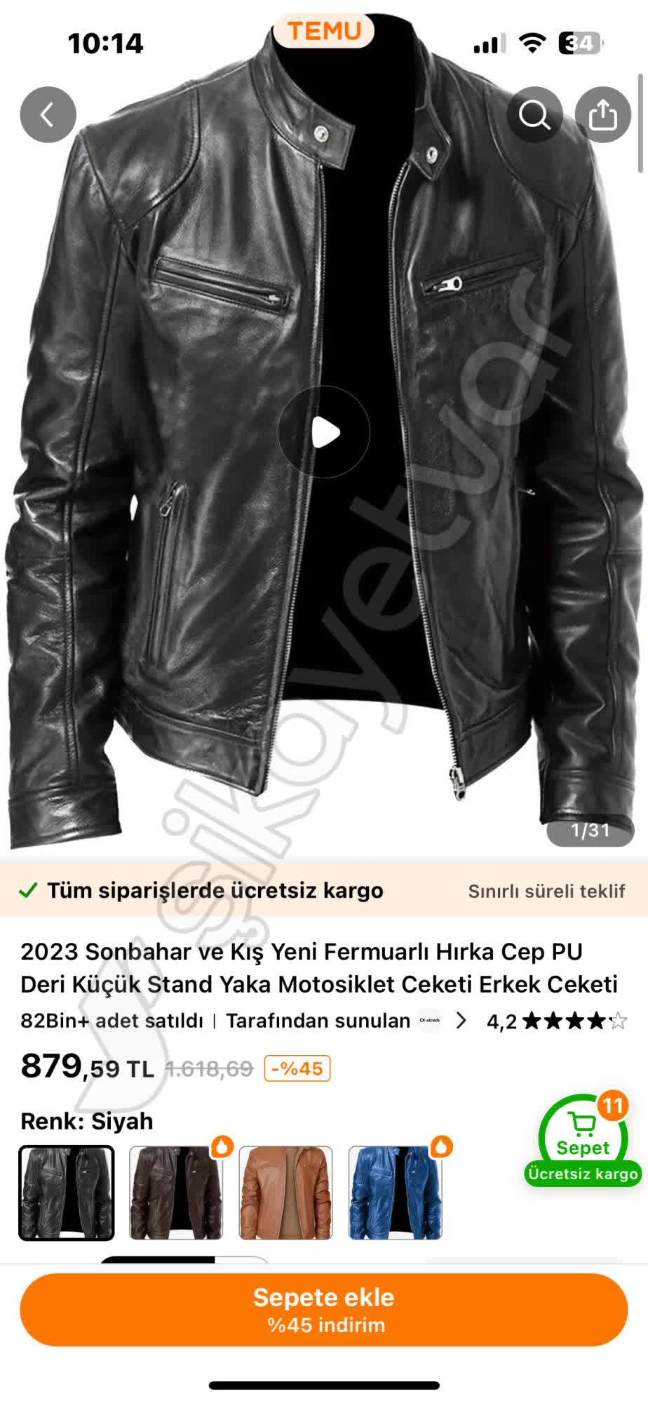 Moderi (moderi.shop) Moderi Shop'tan Sipariş Edilen Deri Ceketin ...