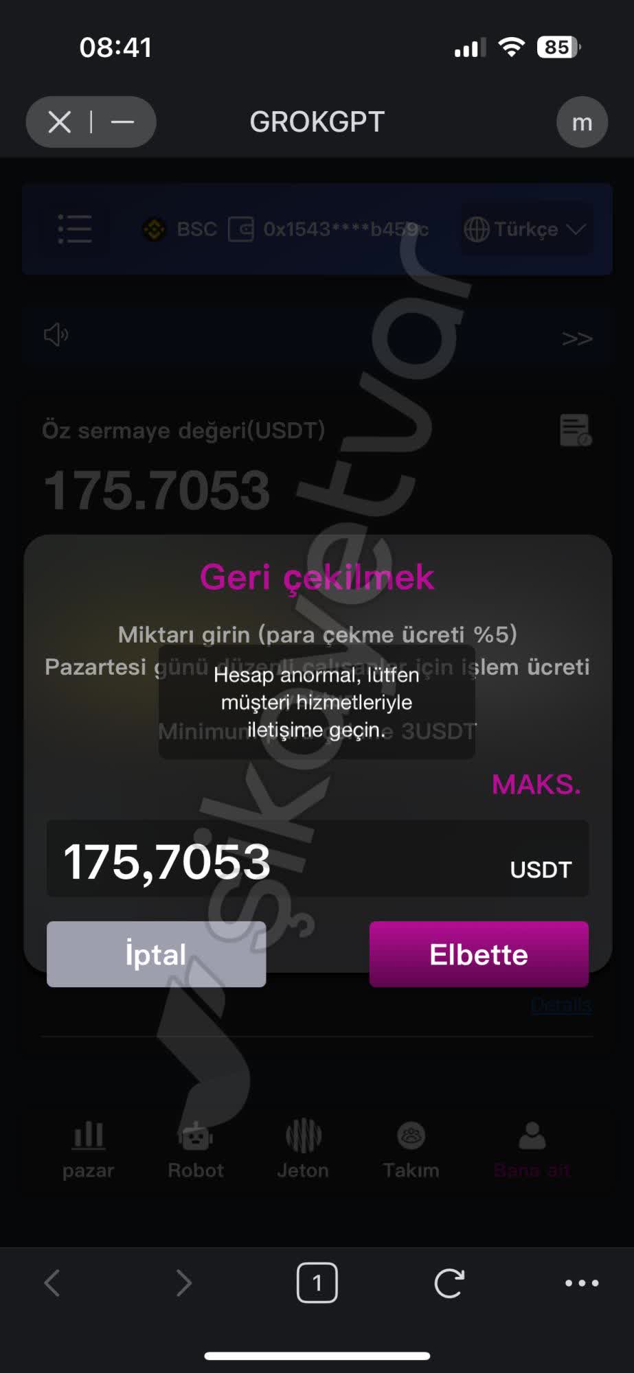 Tokenpocket Müşteri Hizmetleri Ve İşlem Gücü Sorunlarıyla Mağduriyet! - Şikayetvar