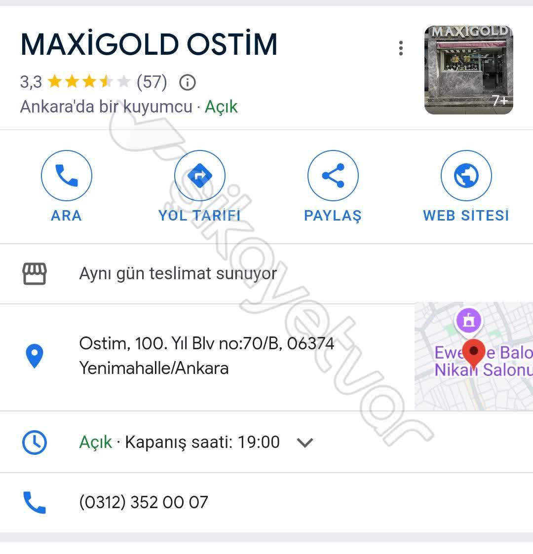 Maxigold Kuyumculuk OSTİM Şubesi'nde Altın Fiyatları Tutarsızlığı ...