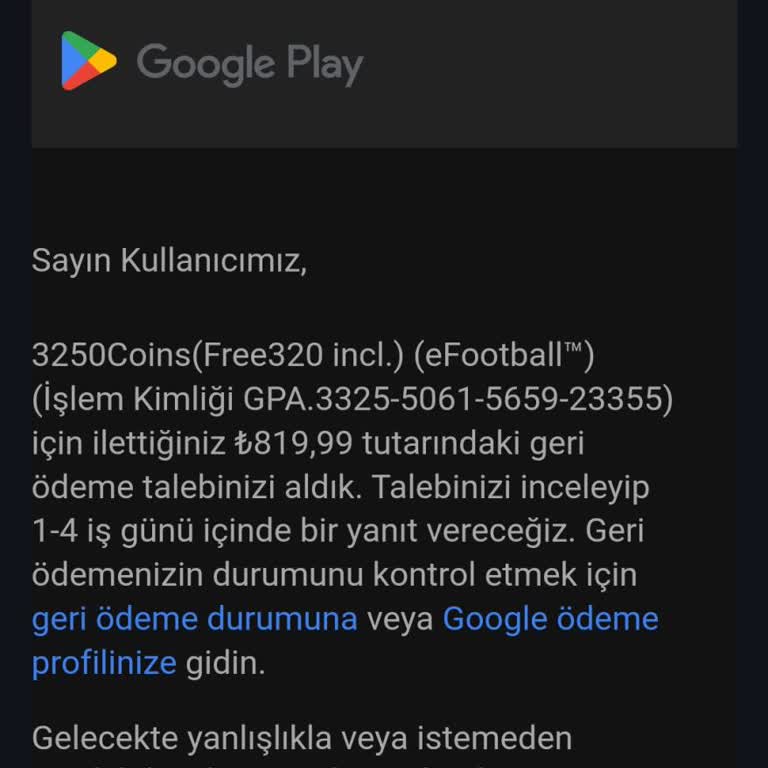 Konami Paket İadesi Sorunu: Google Play Üzerinden İade Edilemiyor - Şikayetvar
