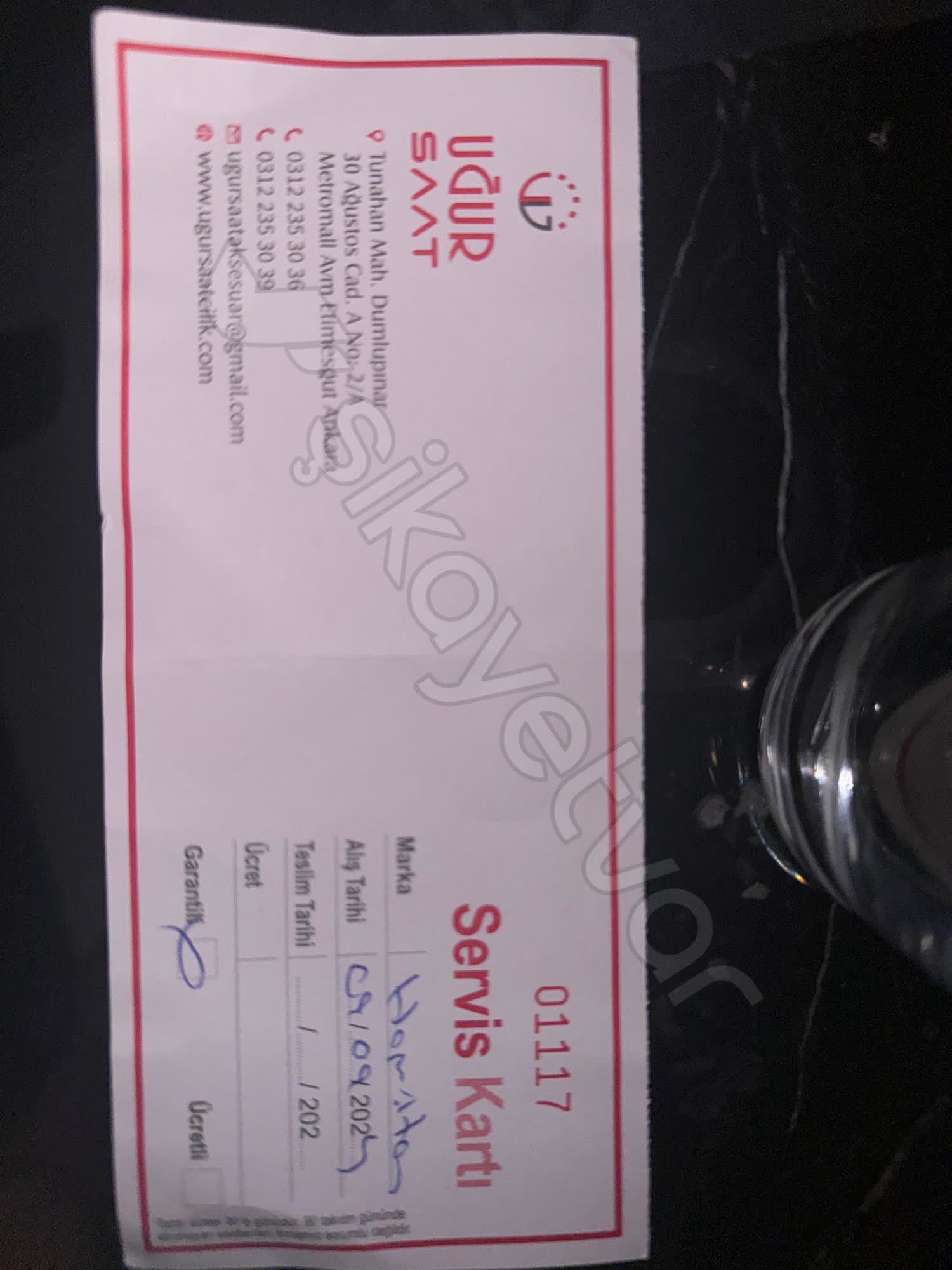 Hamilton Saatte Sürekli Sorun Ve Uzun Tamir Süreci - Şikayetvar