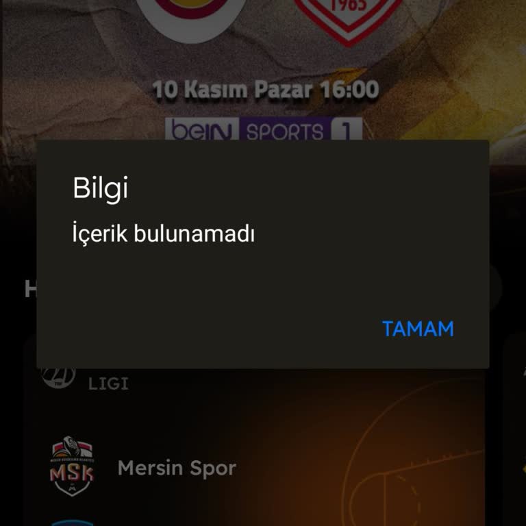 Tod TV 'içerik Bulunamadı' Hatası Verdi - Şikayetvar