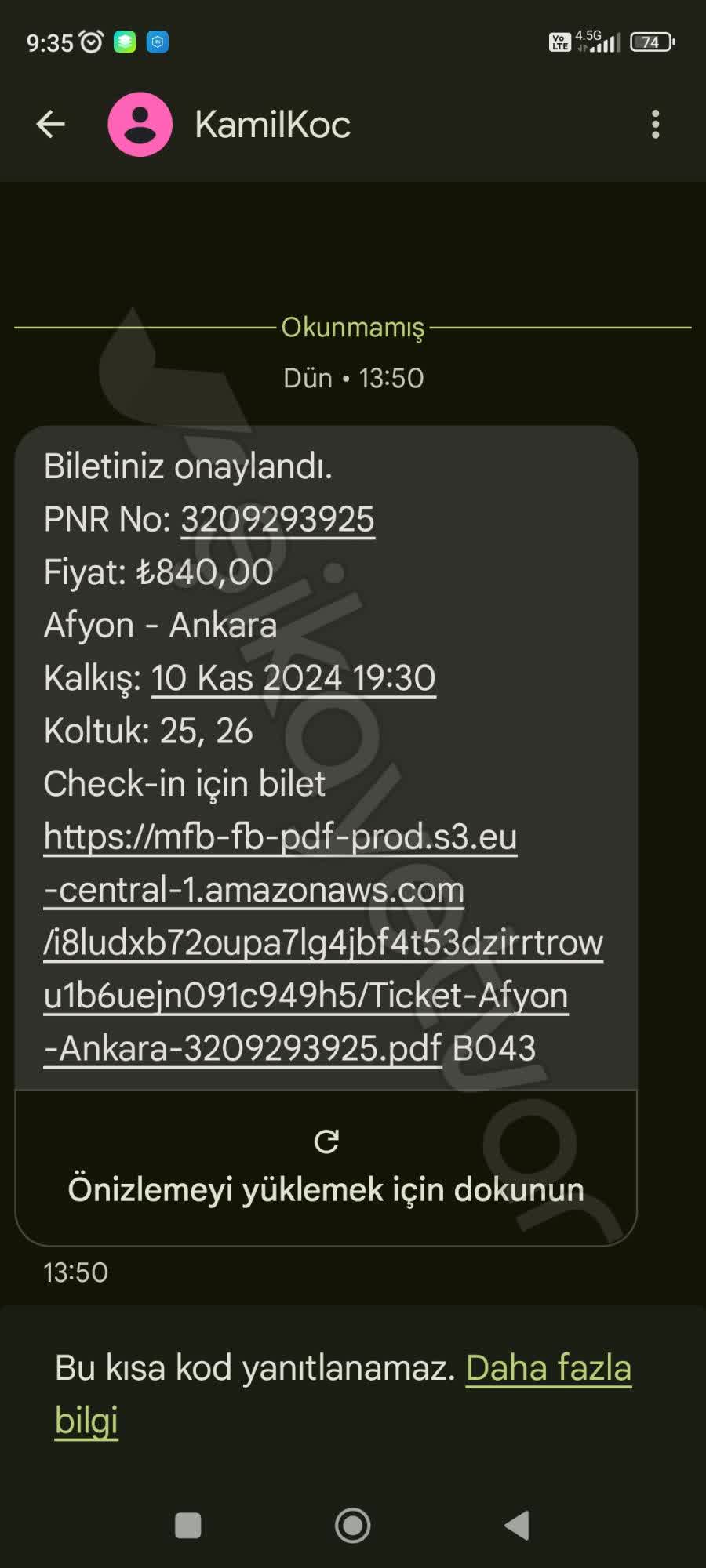 Kamil Koç İle Yolculuk Kabusa Döndü - Şikayetvar