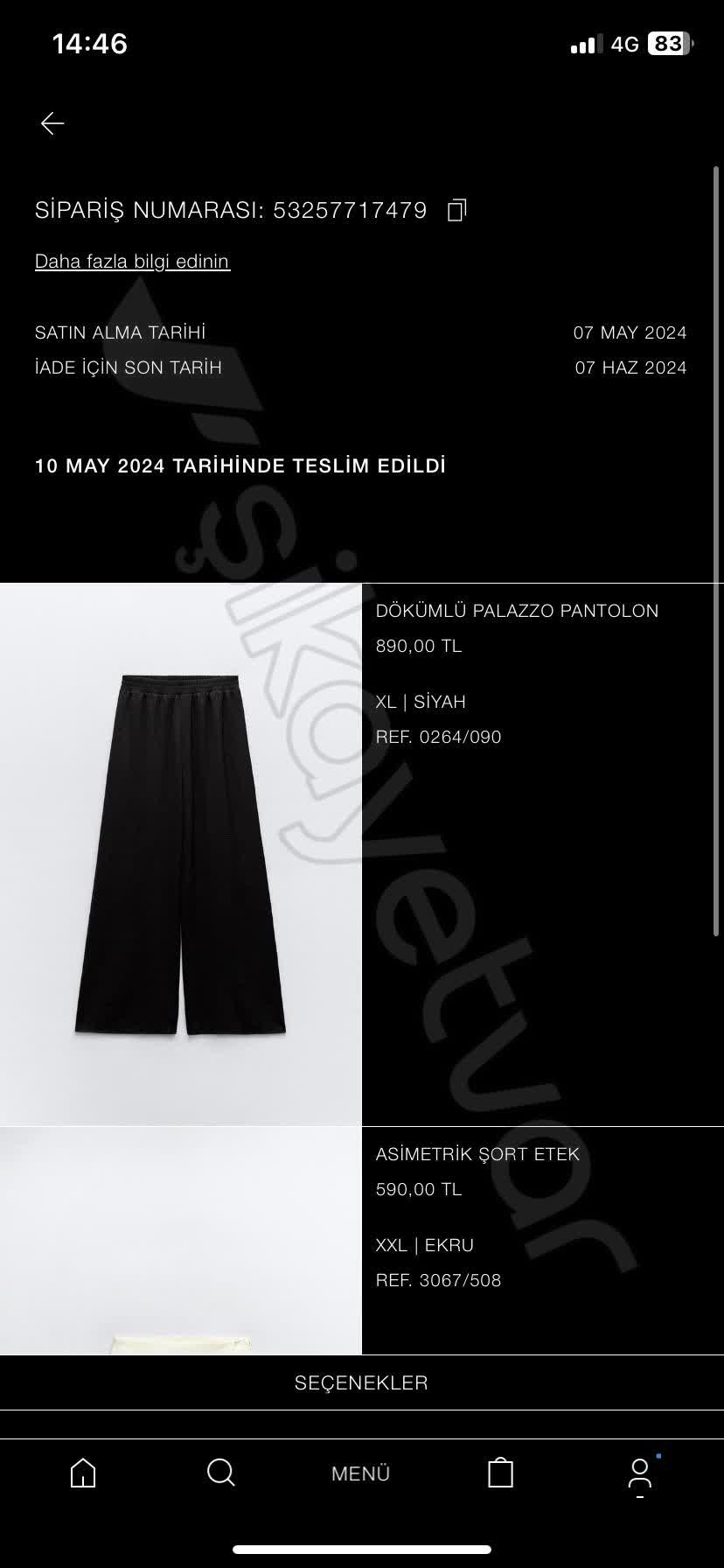 Zara Palazzo Pantolonun Tüylenme Sorunu - Şikayetvar