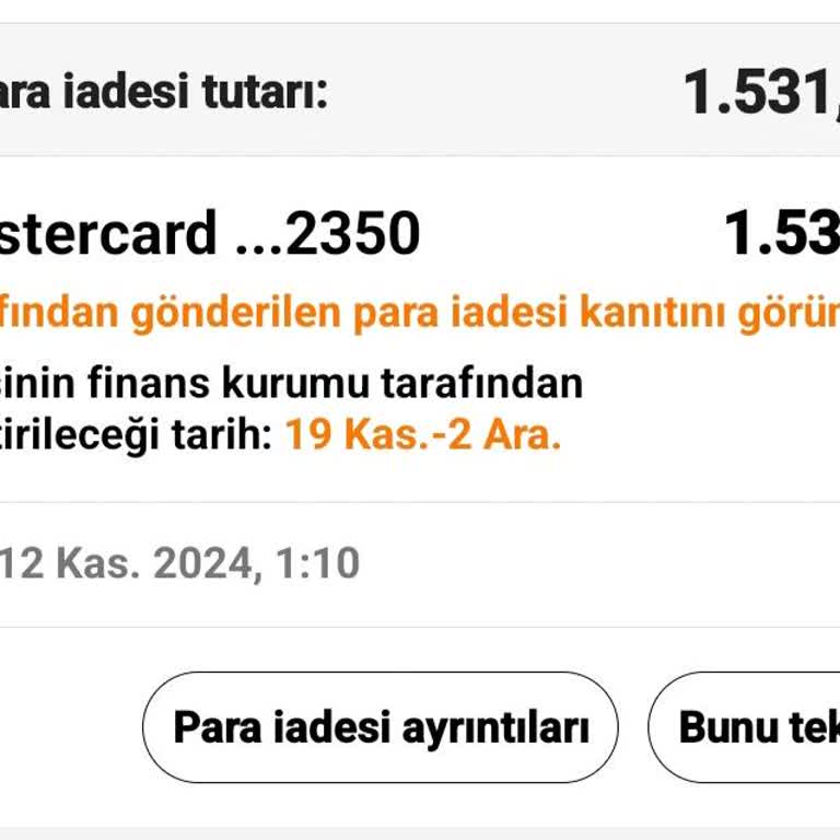 Papara Ve Temu Para İade Talebi - Şikayetvar