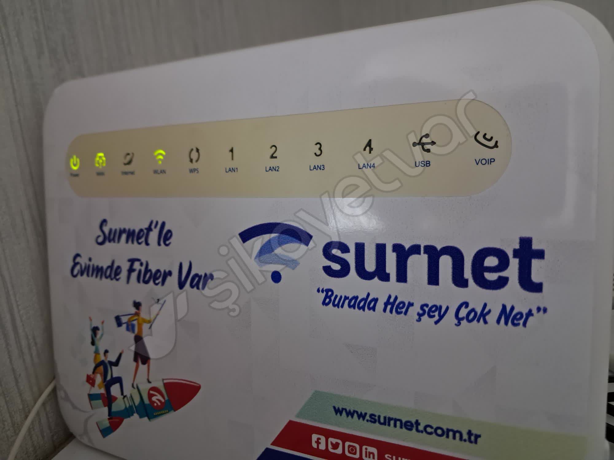 Surnet İnternet Kurulumu Yapıldı Ama Hizmet Yok - Şikayetvar