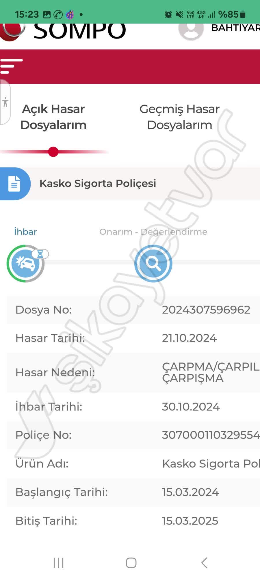 Sompo Sompo Sigorta İle Yaşanan Mağduriyet: Tampon Onarımı Ve Güvenlik Sorunları - Şikayetvar