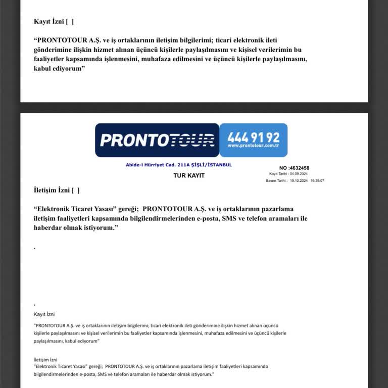 Prontotour İtalya Şikayetleri - Şikayetvar