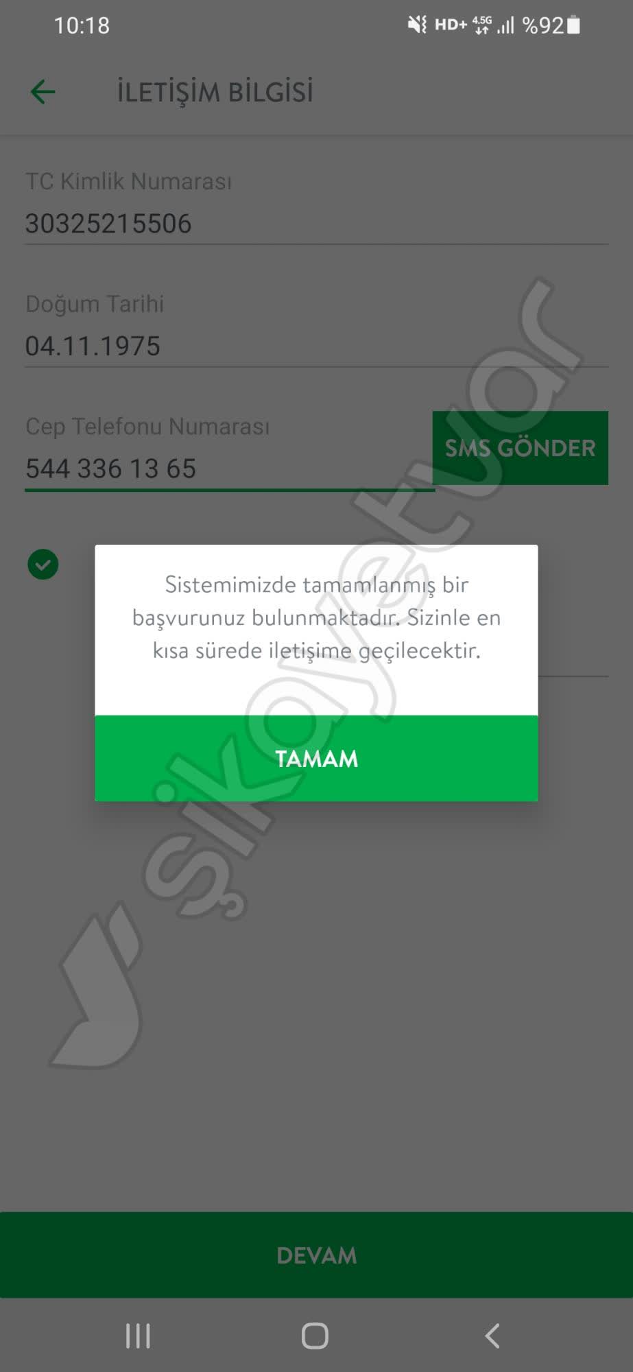 TEB CepteTeb Mobil Uygulama Üzerinden Müşteri Olma Sürecinde Bağlantı ...
